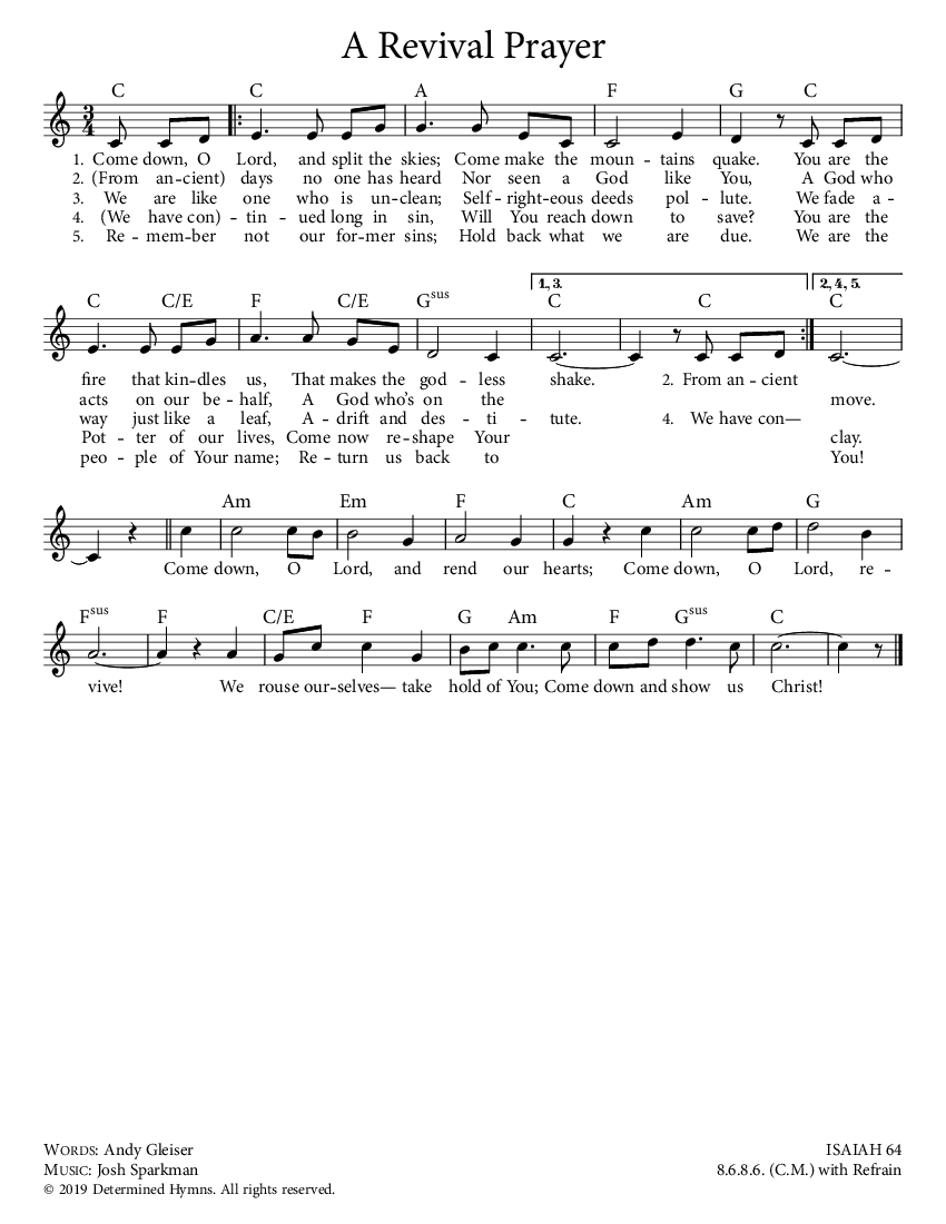 A Revival Prayer — Doxology.app